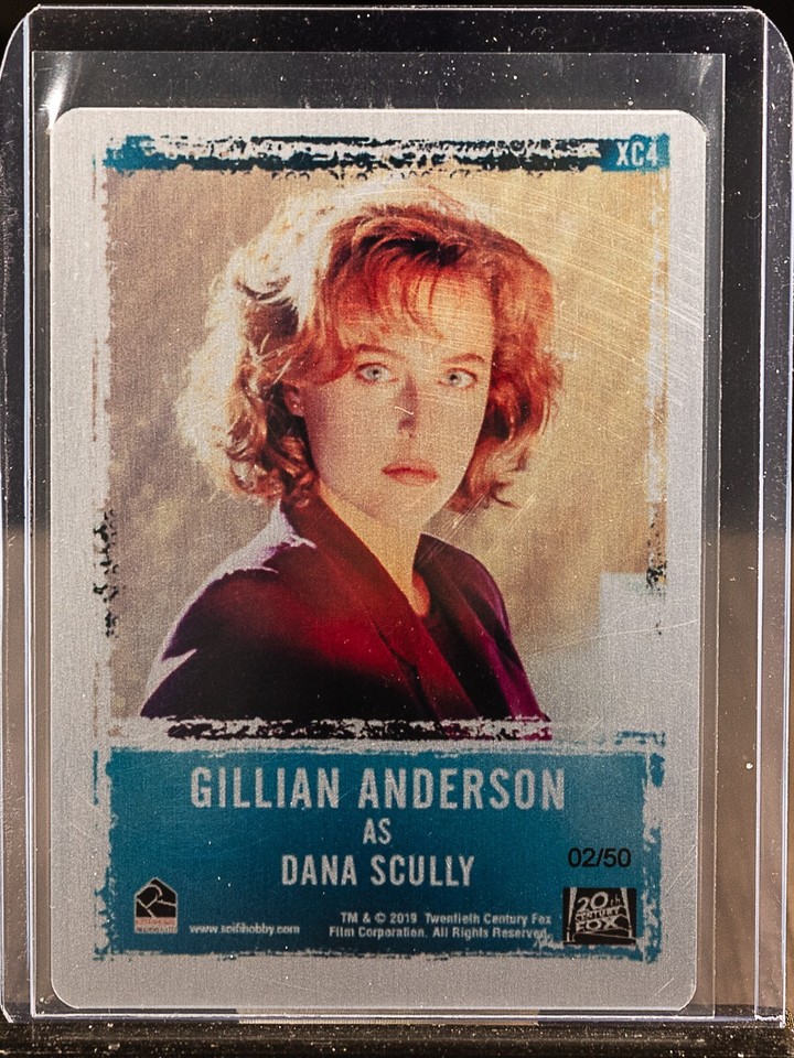 Gillian Anderson 2019 The X-Files Rittenhouse Archives Dana Scull Metal ...
