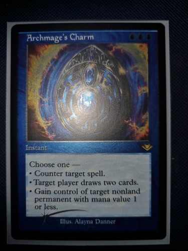 Archmage's Charm RETRO FRAME ETCHED FOIL NM MH2 MTG MODERN HORIZONS 2 ...
