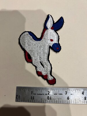 Vintage Political Democratic Party Donkey Patch | eBay