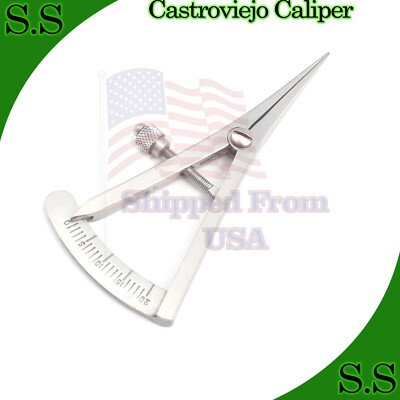 Castroviejo Caliper Graduated 0-20mm (8.3cm) | eBay