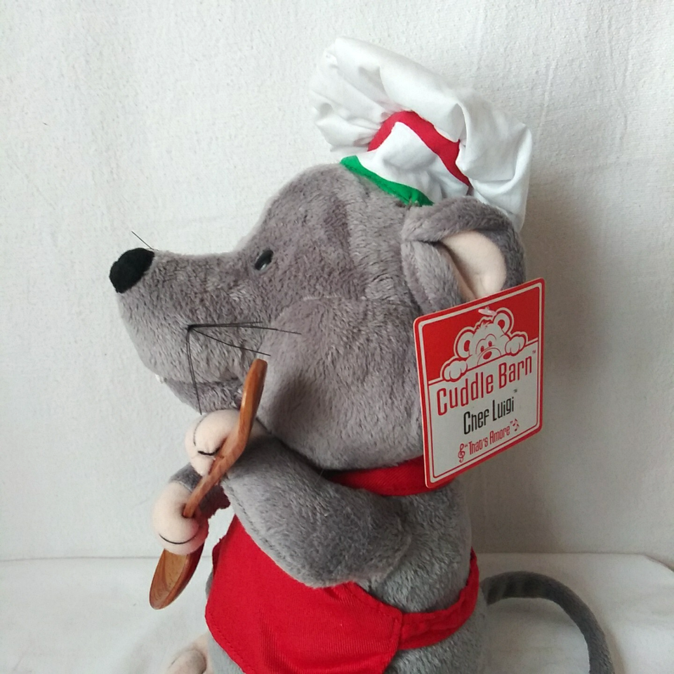 Chef Luigi Cuddle Barn Sings That's Amore Singing Mouse Rat Cook 11 ...