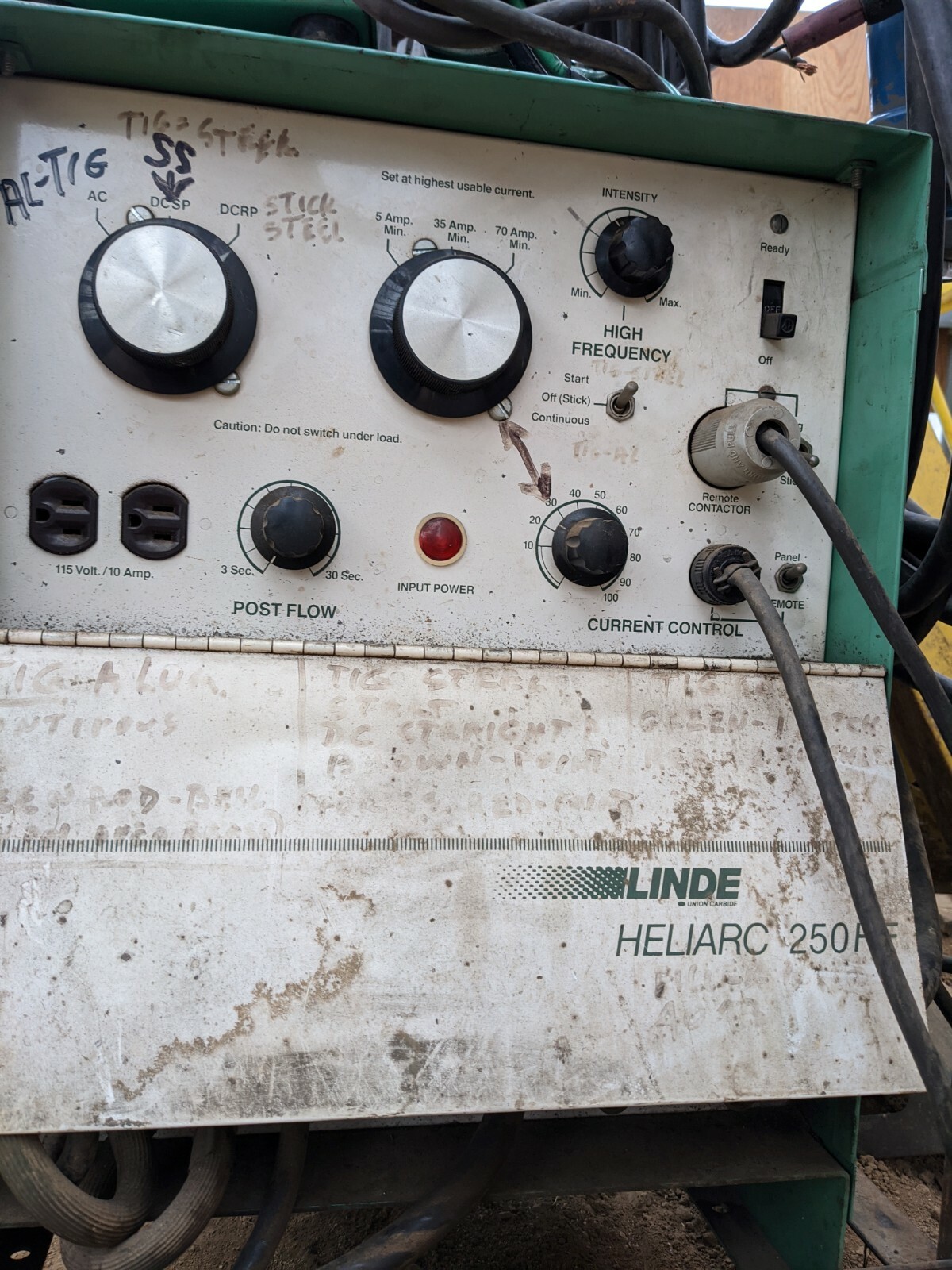 Linde 250HF Heliarc welder | eBay