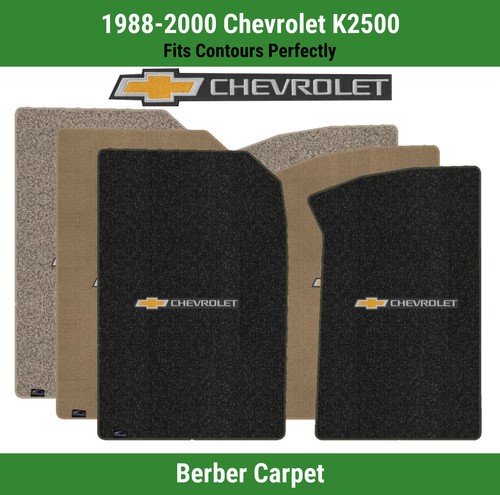 Lloyd Berber Front Carpet Mats for '88-00 Chevy K2500 w/Chevy Bowtie ...