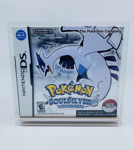 Acrylic Display Case For Pokemon: Soul Silver / Heart Gold Version AUS ...