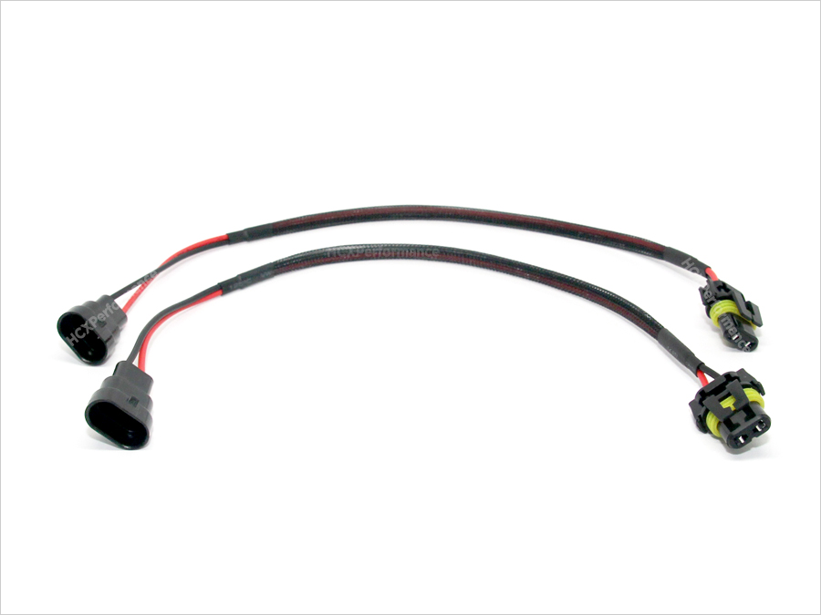 9006 HB4 Wire Harness 16" Extension Wire Harnesses Headlight Repairs ...
