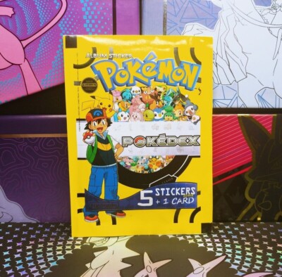 Pokemon Pokedex Album Sticker yellow pack new factory sealed (random ...