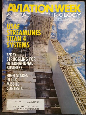 Aviation Week & Space Technology Magazine April 1 1996 | eBay