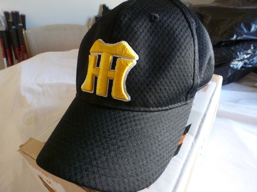 NEW MIZUNO Japan OSAKA HANSHIN TIGERS Baseball Cap Hat Black/YELO ...
