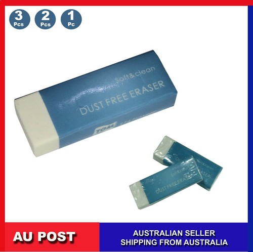Eraser student school rubber erasers pencil pen Dust free | eBay Australia