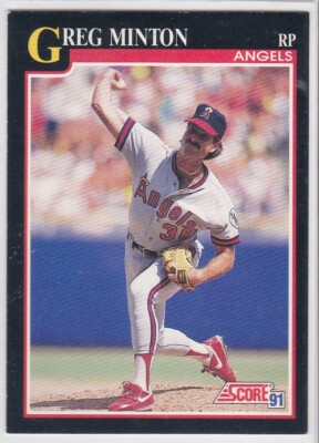 M) 1991 Score Baseball Trading Card - Greg Minton #823 | eBay