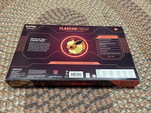 Pokemon TCG : Flareon VMAX Premium Collection Box | eBay