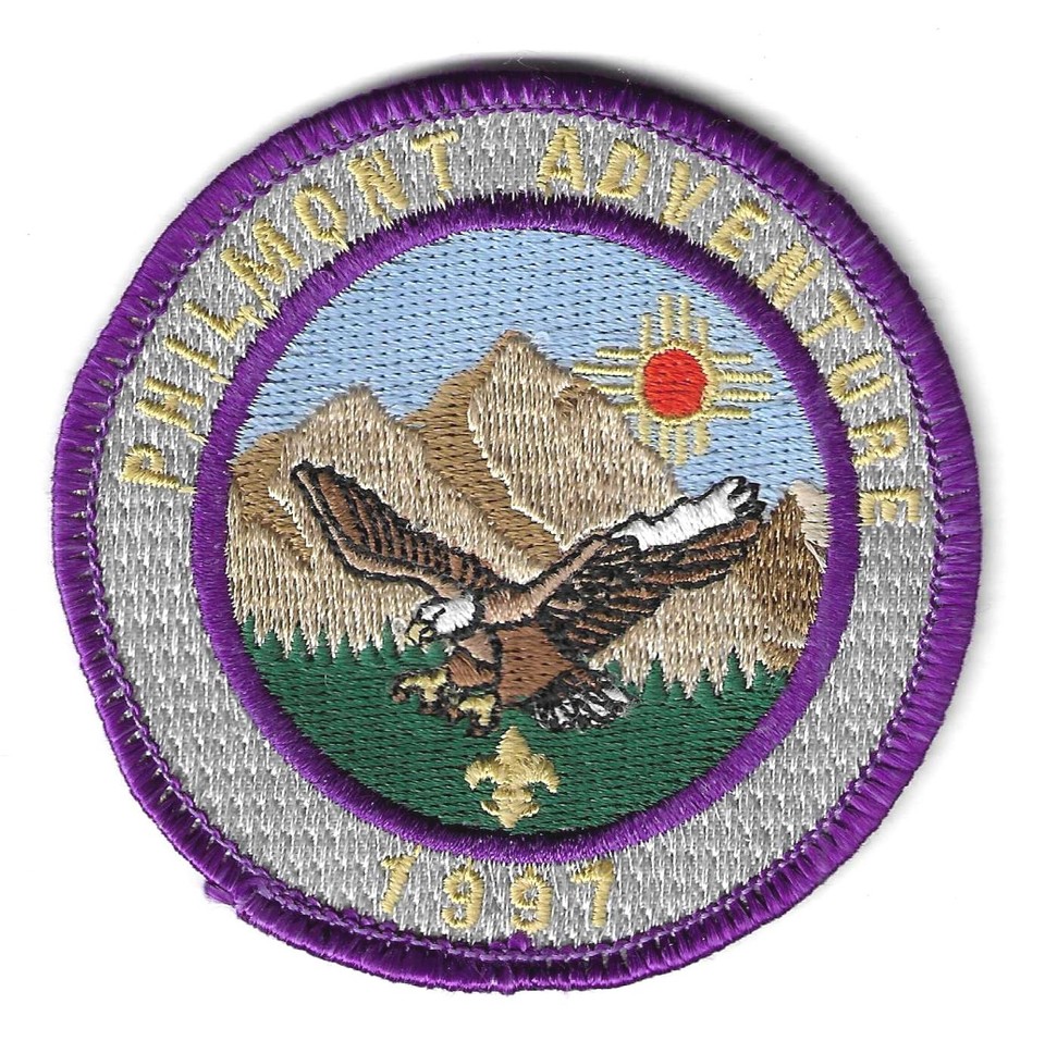 BSA PHILMONT SCOUT RANCH ADVENTURE 1997 MINT 3 INCH PATCH | eBay