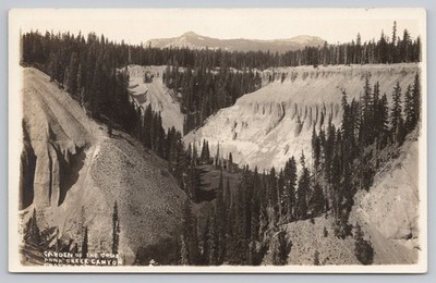 Garden of the Gods Anna Creek Canyon Crater Lake Oregon RPPC Postcard ...