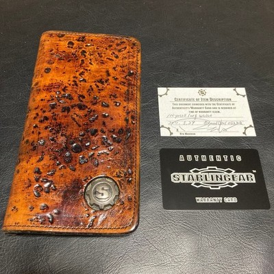Starlingear 100 Years "S" Gear Logo Textured Leather Long Wallet | eBay ...