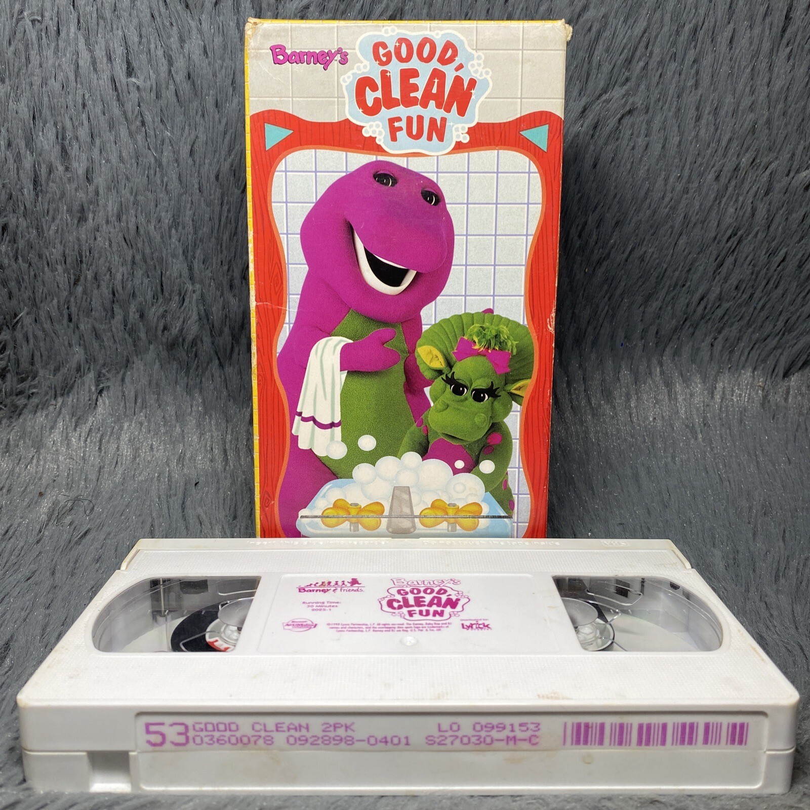 Barney & Friends Good Clean Fun VHS 1998 | Grelly USA