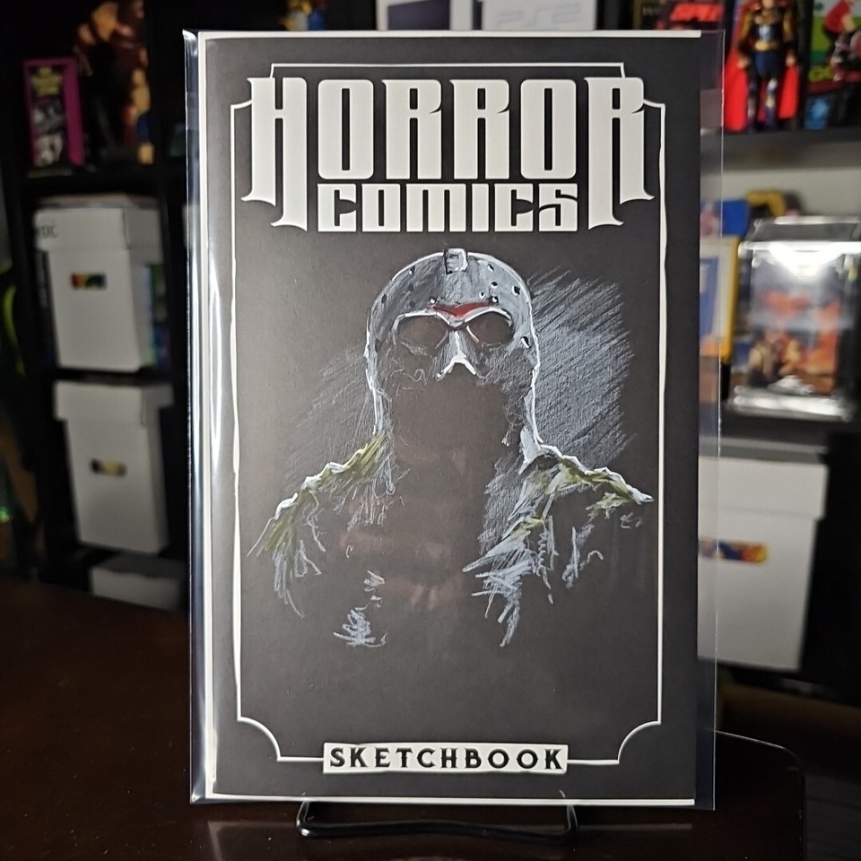 Horror Comics Sketchbook Joe Doyle Co Hand Painted Jason Voorhees | eBay
