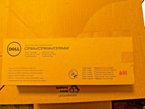 Genuine Dell C3760n C3765dnf M-CT201873 Toner Cartridge 3K Yield - NEW ...