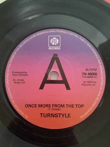 Turnstyle - Once more from the top/Same place same time on Pye label ...