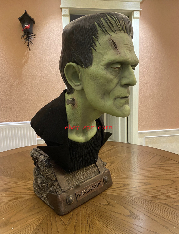 Sideshow Frankenstein 1/1 Statue Bust Resin Figure Model Painted ...