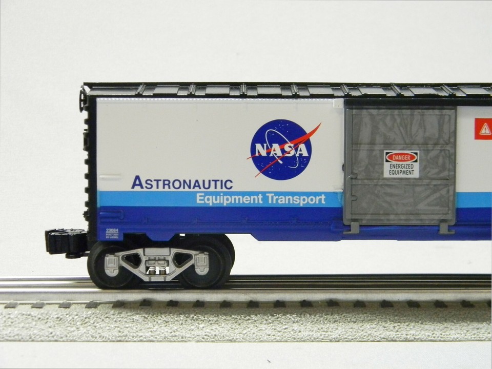 LIONEL SPACE LAUNCH BOXCAR O GAUGE nasa freight train railroad car ...