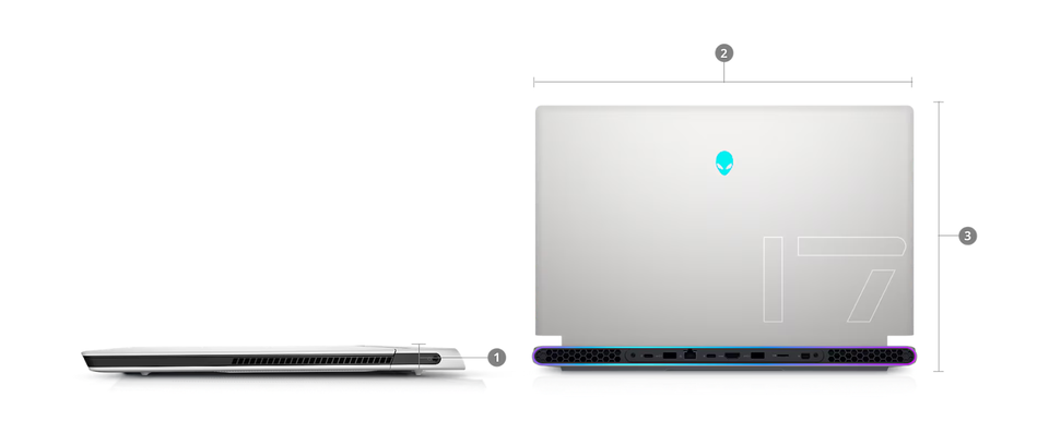 Alienware X17 R2 i7-12700H - 64GB DDR5 MEMORY - 2TB SSD - RTX 3080 Ti ...