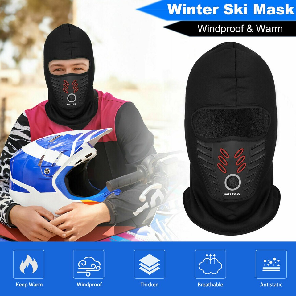 Cold Weather Men Balaclava Winter Head Cover Full Face Mask Motorcycle ...