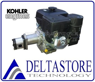 KOHLER CH440 E-START Petrol Engine Hydraulic Pump 14HP 25Lmin 200bar ...