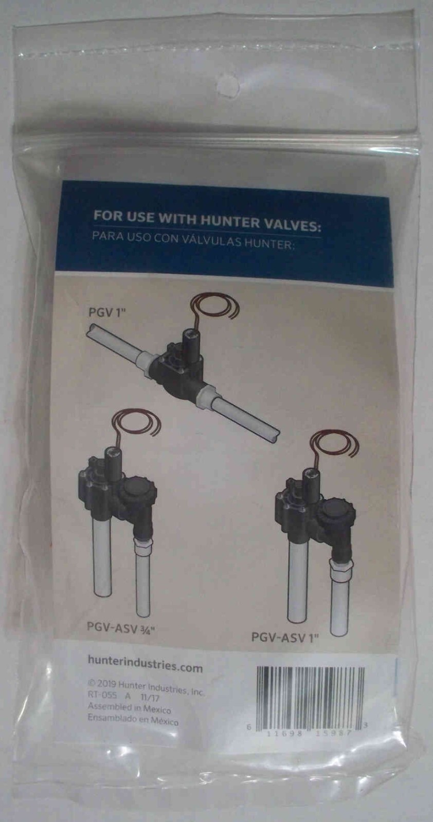Hunter 24V Valve Solenoid W/top of PGV valve 434100 SRV HPV ICV ...