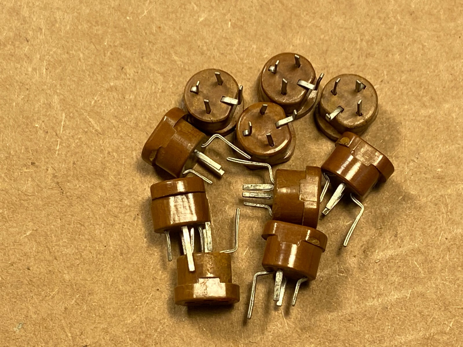10 NOS Vintage 4-pin Small Transistor Sockets Great Condition (Qty ...