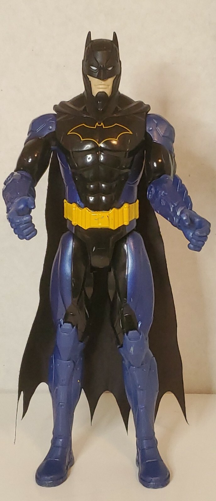 Batman 11 1/2” Action Figure DC Comics With Cloth Cape #67800 Blue And ...