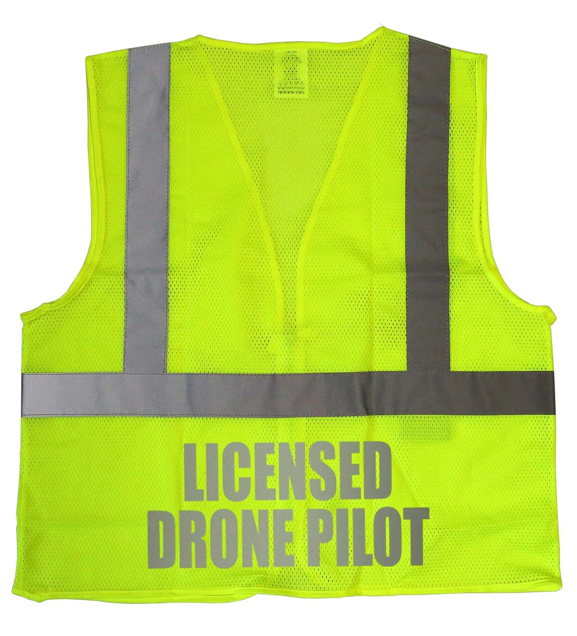 Licensed Drone Pilot safety vest with REFLECTIVE design, High ...