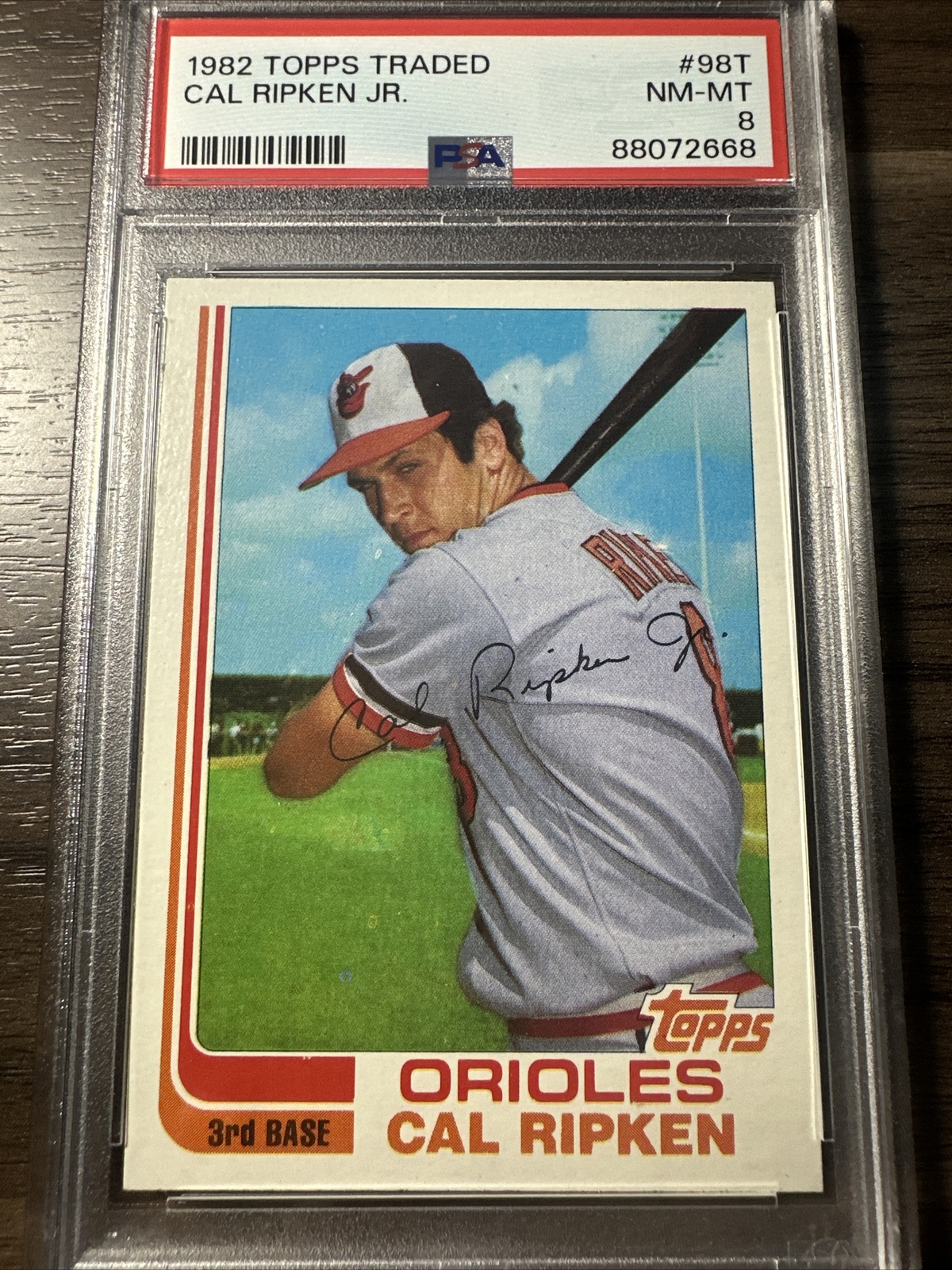 1982 Topps Traded - #98T Cal Ripken (RC) PSA 8 NM-MT | eBay
