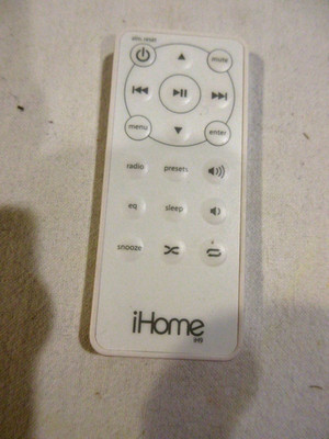 Ihome IH9 Clock Radio/Audio System for IPhone & IPod Remote | eBay