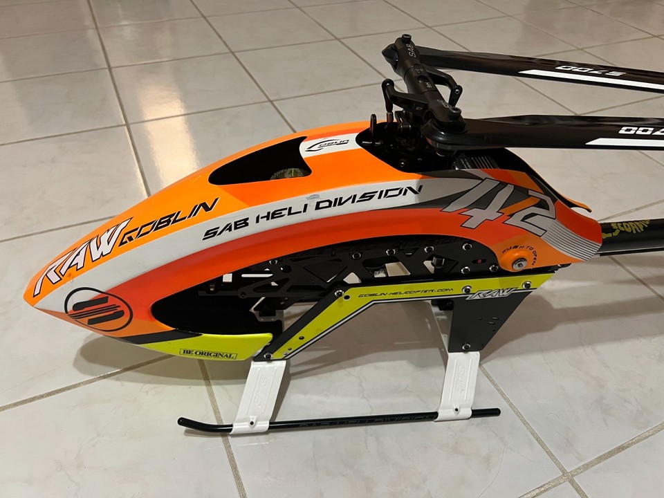 SAB GOBLIN RAW PIUMA 700 BNF AR7200bx, satellite Flybarless System ...