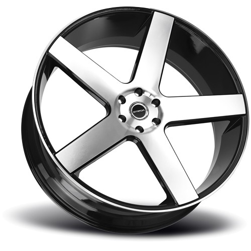 (4) Strada S35 Perfetto 26x10 6x135 +26mm Black/Machined Wheels Rims 26 ...