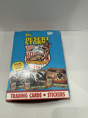 1991 TOPPS DESERT STORM BOX OF 36 Unopened Packs. Cards | eBay