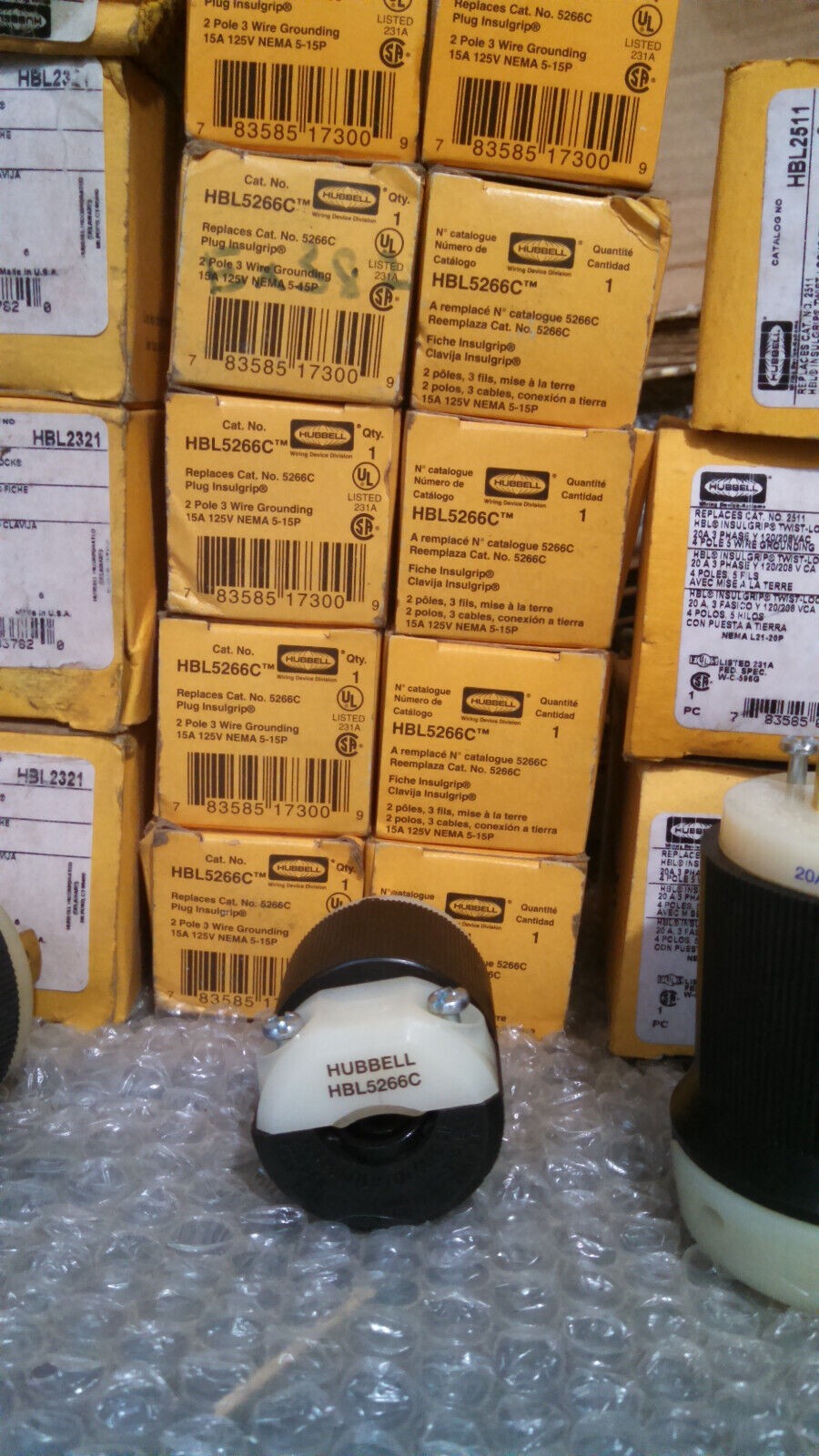 Hubbell Plug Insulgrip HBL2511 2811 5266C 2321 2621 Transducer ...