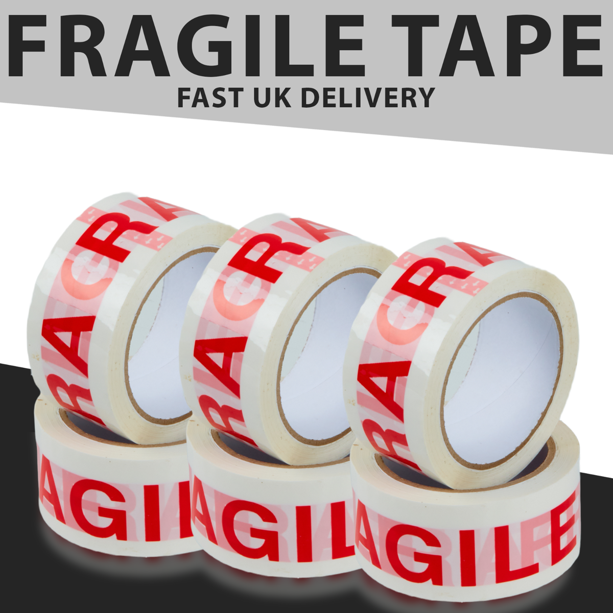Clear Packing Tape Long Length Packing Tape – Clear/Brown/Fragile ...