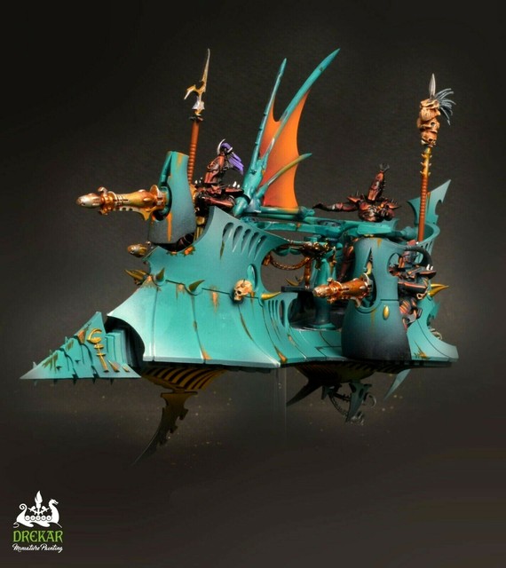 Ravager Drukhari Dark eldar warhammer 40K ** COMMISSION ** painting | eBay