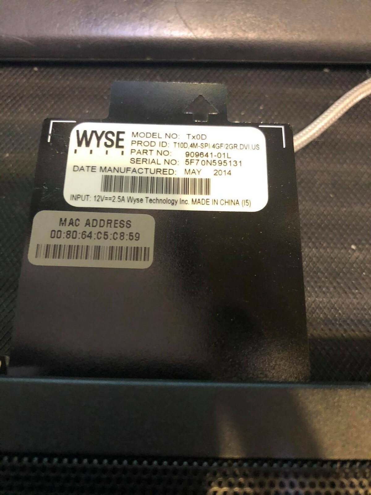 Dell Wyse Tx0D 3020 Citrix HDx Thin Client 1.2GHz 4GB SSD 2GB DDR3 ...