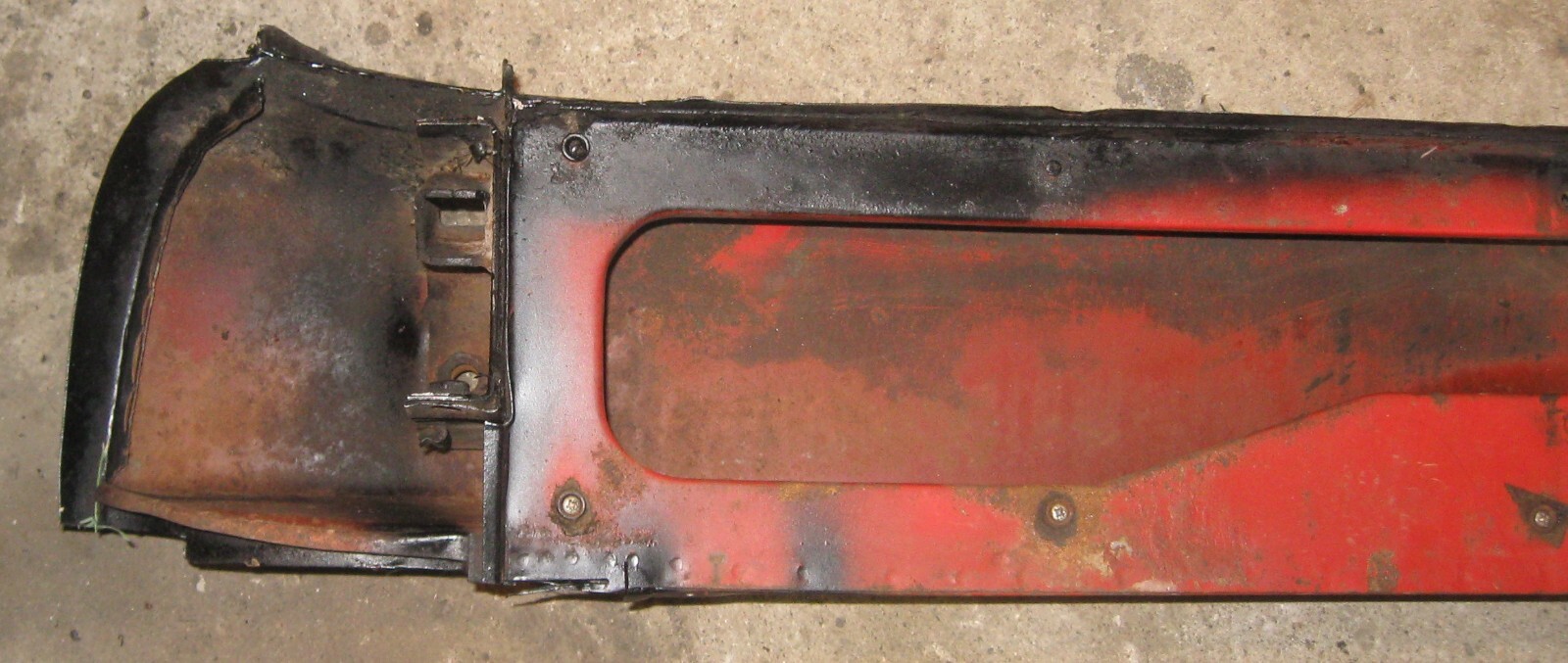 Sunbeam Alpine V / Late Tiger Rear Valence Body Panel Cut-Out Used Orig ...