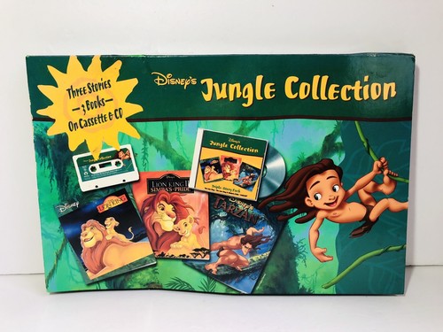 Lion King, New Disney's Jungle Collection 3 Stories on Tape, Book & CD ...