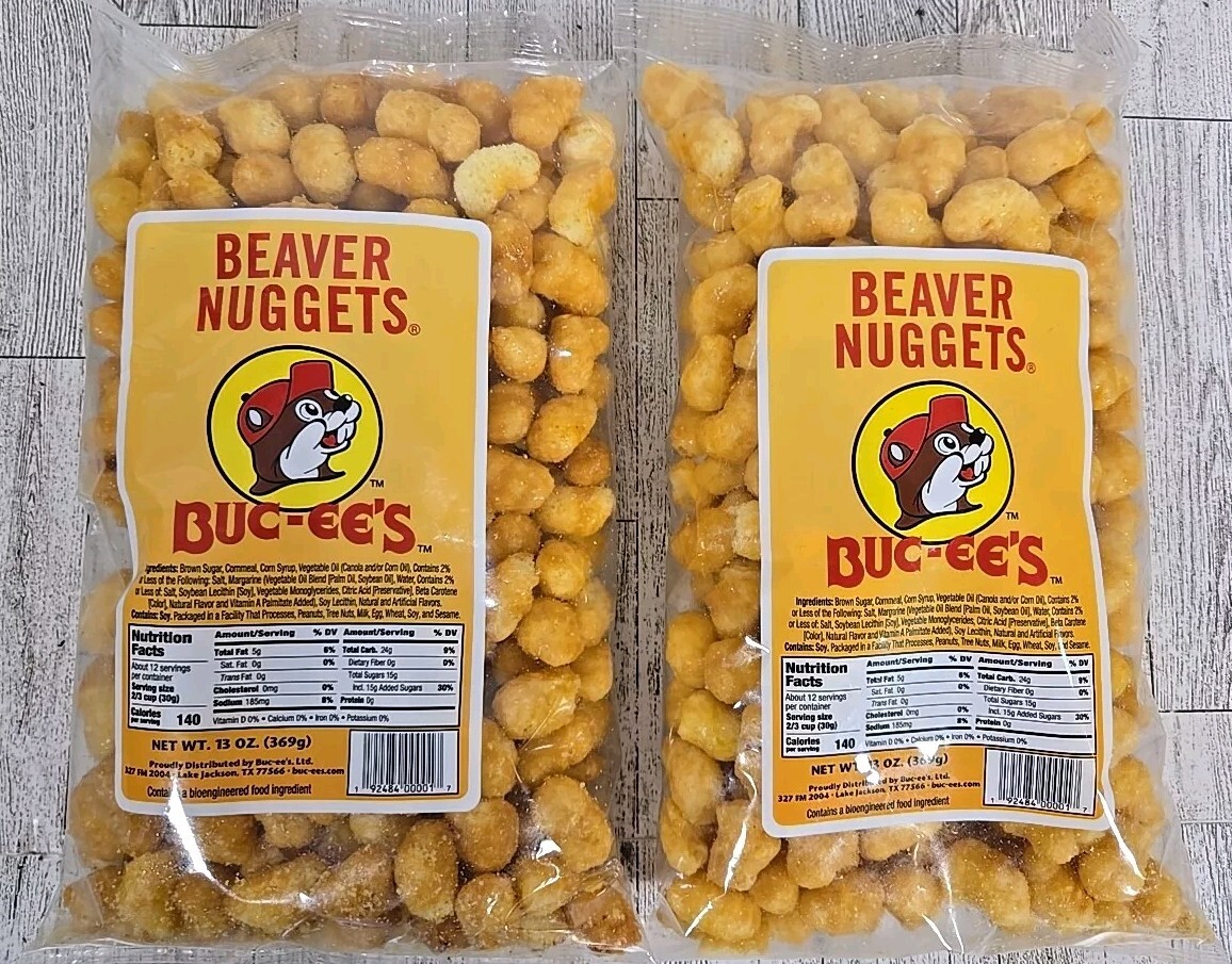 Beaver Nuggets Buc-ee’s Sweet Corn Puff Snacks Texas Bucees 13oz each ...