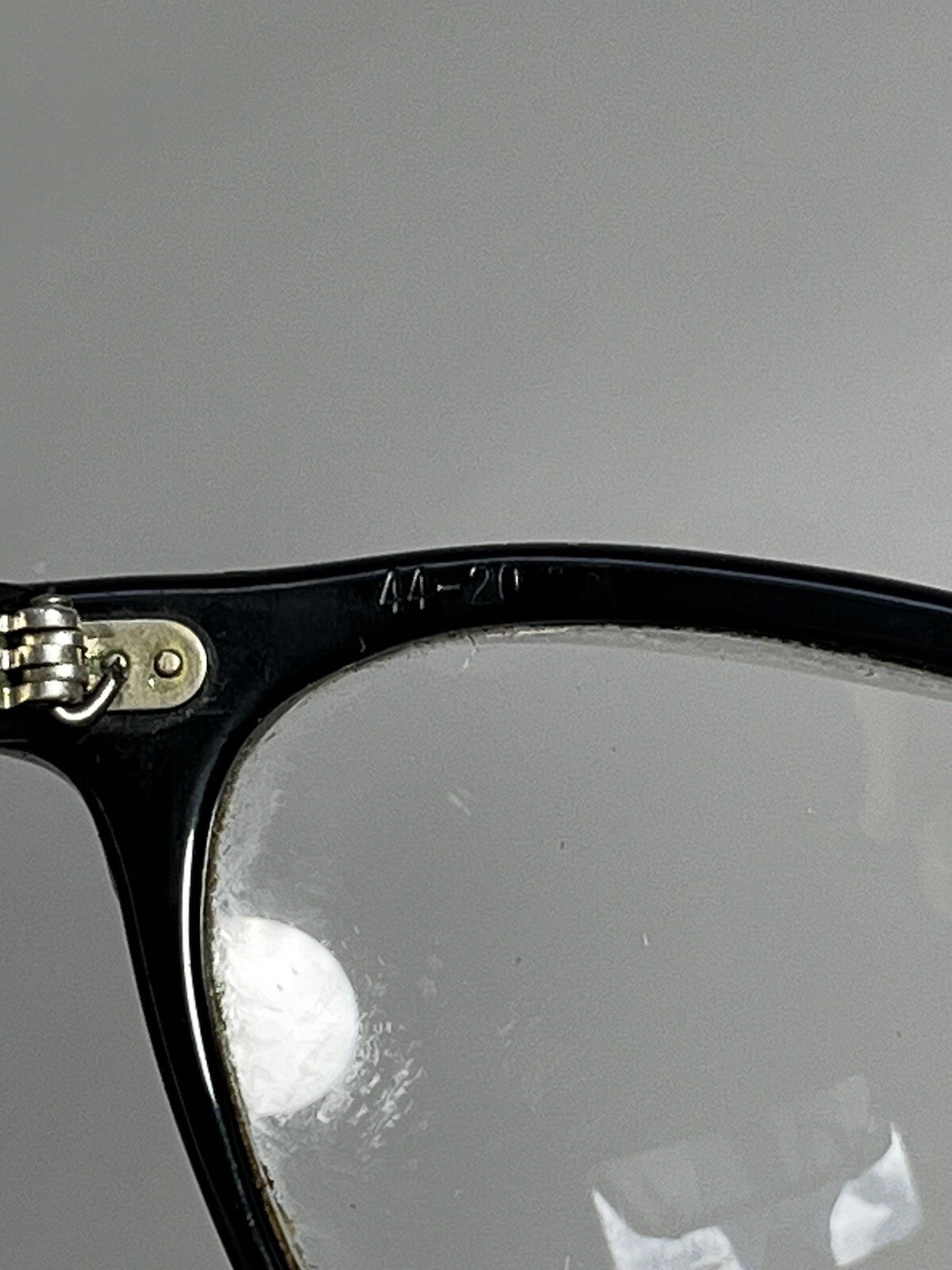Vintage oTe Tart Eyeglasses Rhinestone Flourish 44/20 Black Frame 5 3/4 ...