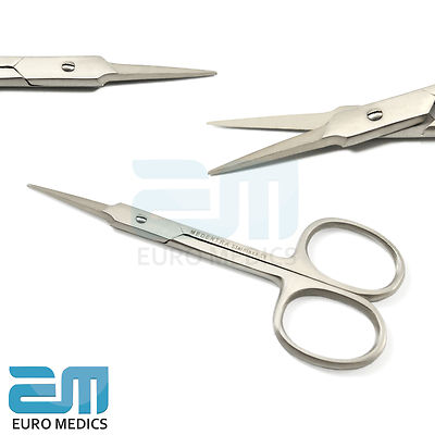 Super Sharp Straight Edge Cuticle Nail Scissors Clippers Manicure ...