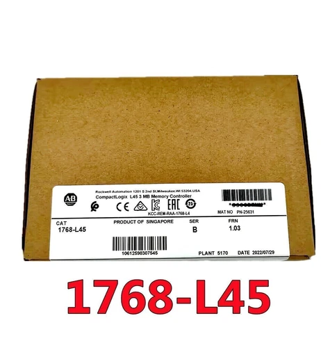 Allen Bradley 1768-L45 SER B CompactLogix Safety Processor New Factory ...