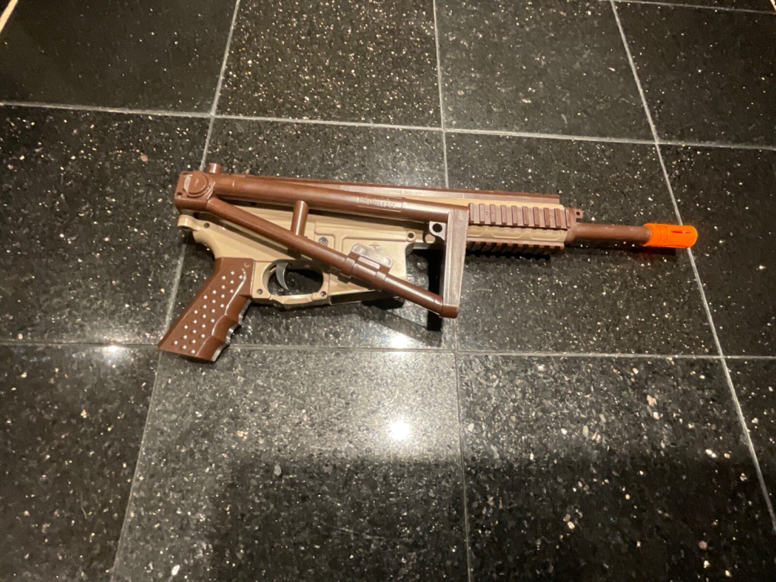 Marines SR01 Riffle Folding Stock Airsoft Riffle Crosman Gun With Clip ...