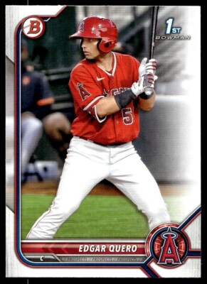 2022 Bowman Prospects Edgar Quero G37 Los Angeles Angels #BP-123 | eBay