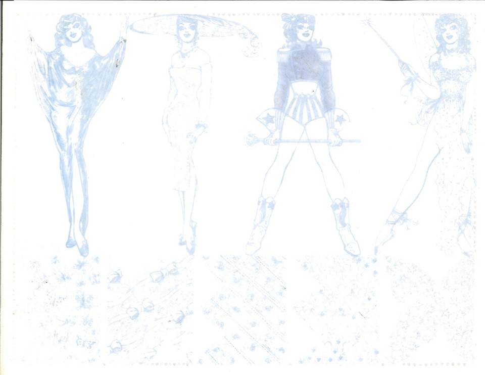 SALE!! ORIGINAL 1981 INKS by Barb Rausch Art for Katy Keene Comics | eBay