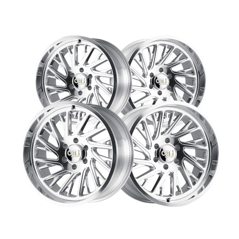 1 X CALI OFF-ROAD PURGE 20X10 8-170 125.2 Hub -25 Offset Silver Wheel ...